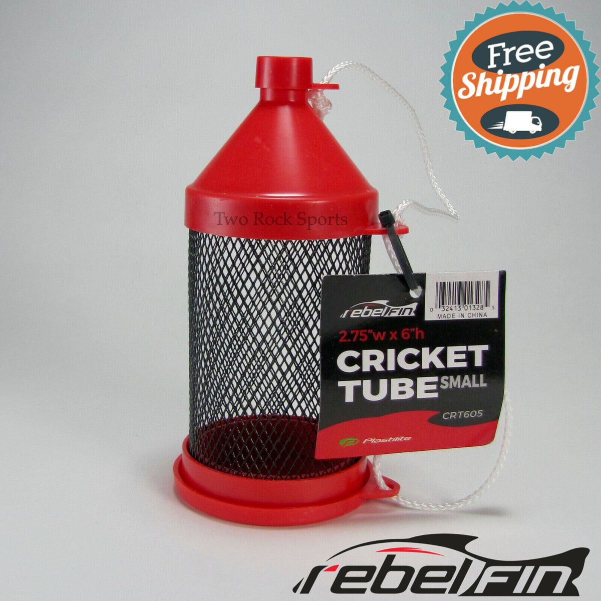 rebelFIN - SMALL CRICKET CAGE - live bait fishing container tube cup ...