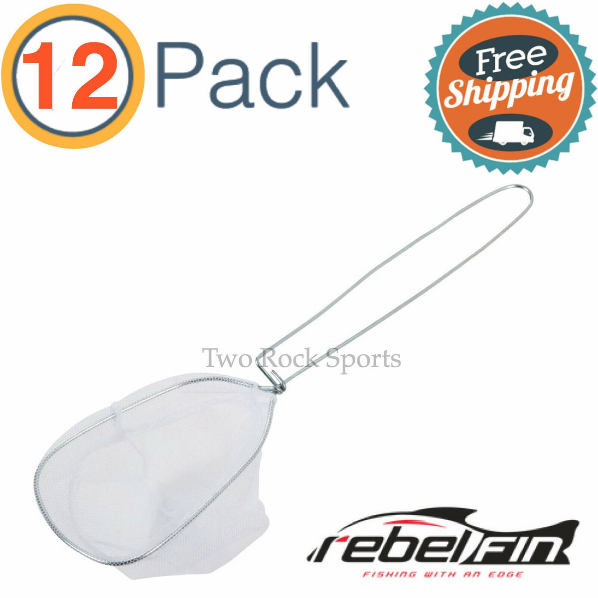 12-PACK - 4.5" inch Minnow BUCKET NET - Ice Fishing Live Bait Dip - He ...